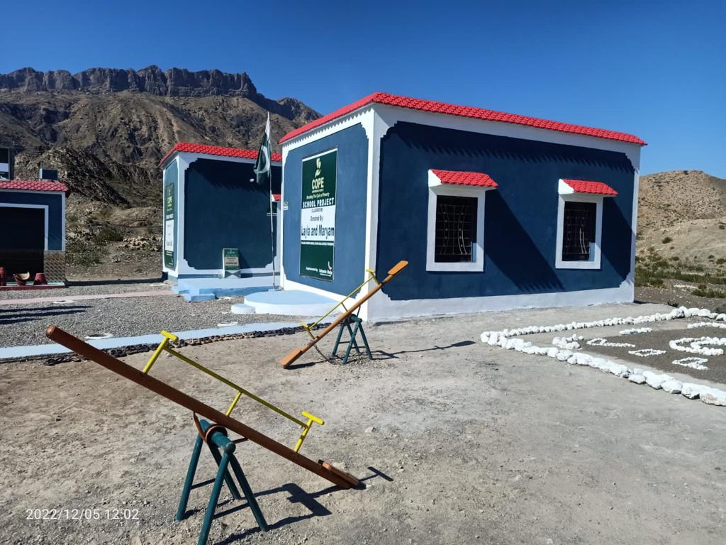 Hut like school turns into a well-furnished school in Khuzdar